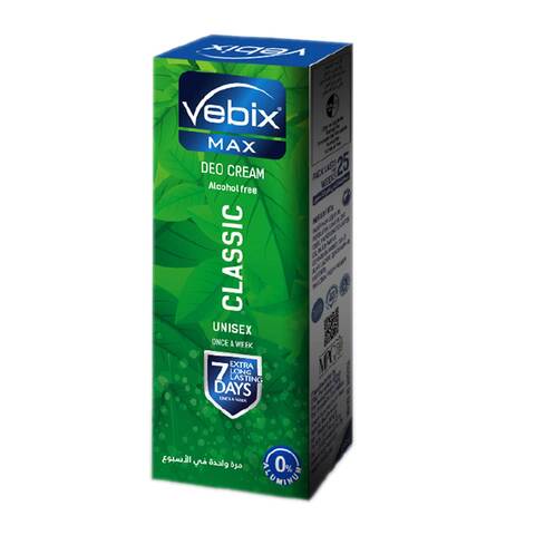 Vebix Classic Cream Deodorant - 25 ml price in Egypt | Carrefour Egypt ...
