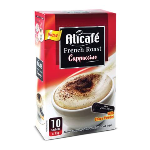 Alicafe French Roast Cappuccino With Cocoa Powder 13gx10 price in Saudi ...