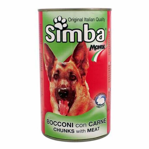 Buy Simba Original Italian Quality Meat Chunks Dog Food 1.23Kg Online ...