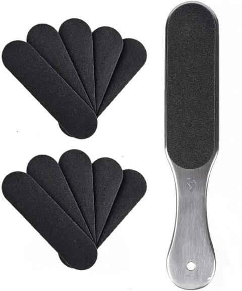 Generic Professional Foot File Stainless Steel With 10 Foot File ...