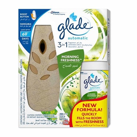 Glade Air Freshener Automatic Spray, Morning Freshness - 269 ml price ...