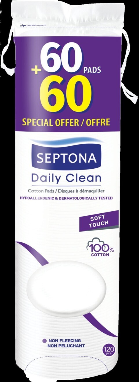 SEPTONA COTTON PADS 60+60 price in Kuwait | Carrefour Kuwait ...