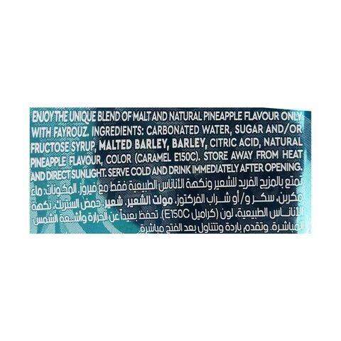 Fayrouz Pineapple Malt Drink - 330ml Online | Carrefour Egypt