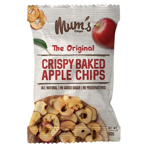 Mums Chips The Original Crispy Baked Apple Chips 40g price in UAE ...