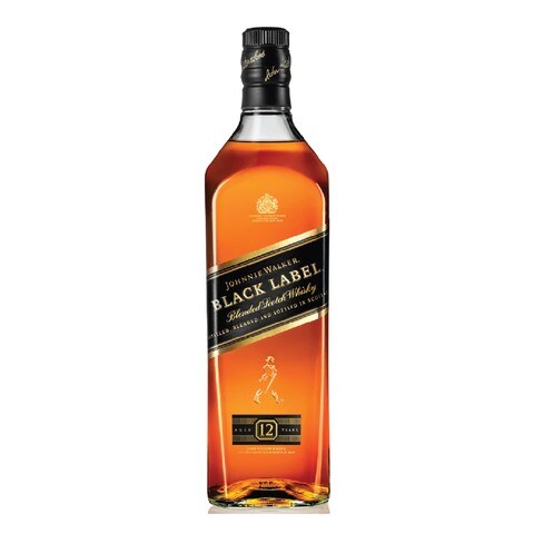 Johnnie Walker Black Label Blended Scotch Whisky 375ml