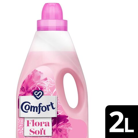 Comfort Liquid fabric conditioner flora soft scent 2 L price in Saudi ...