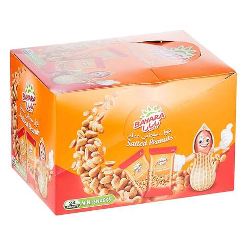 Bayara Salted Peanuts 13g x Pack of 24