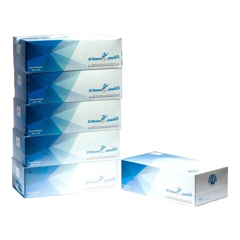 Al Himam Facial Tissue White 2 Ply 150 Sheets Pack of 5 price in UAE ...