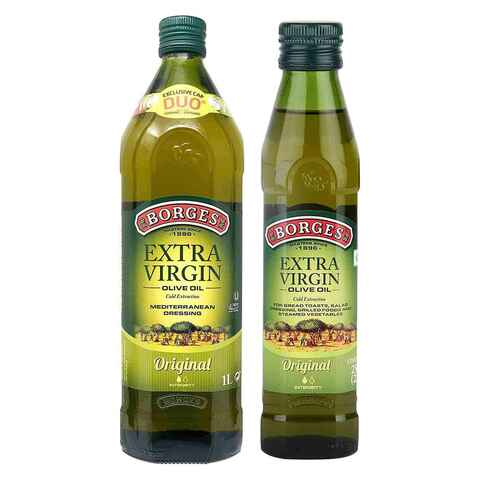 Borges Extra Virgin Olive Oil 1L+250ml price in UAE | Carrefour UAE ...