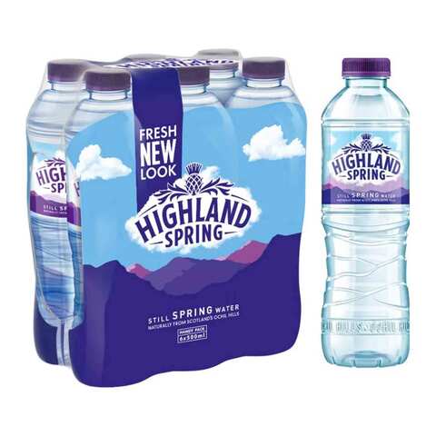 Highland Spring Water 500ml x6 price in Saudi Arabia | Carrefour Saudi ...
