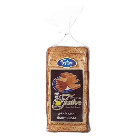 Buy Festive Whole Meal Brown Sliced Bread 1.5Kg Online - Carrefour Kenya