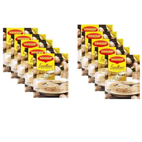 MAGGI MUSHROOM SOUP 53GX10 price in Kuwait | Carrefour Kuwait ...