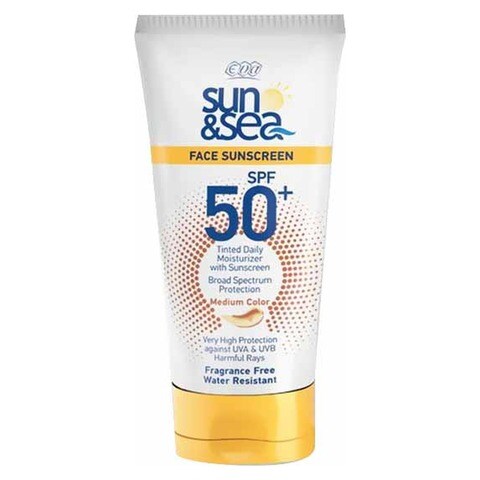 Eva Sun Sea Tinted Sunscreen, SPF 50+, Medium - 40 ml price in Egypt ...