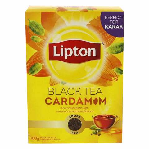 Lipton Cardamom Black Tea 180g price in Kuwait | Carrefour Kuwait ...