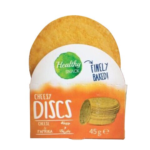 Healthy Snacks Cheesy Discs With Cheese & Paprika Packet - 40 gram ...