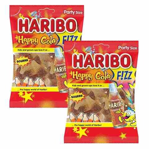 Haribo Happy Cola Fizz Sour Jelly Candy 160g Pack of 2 price in UAE ...