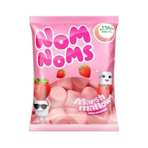 Buy Nom Noms Sours Strawberry Marshmallows 150g Online - Carrefour Kenya