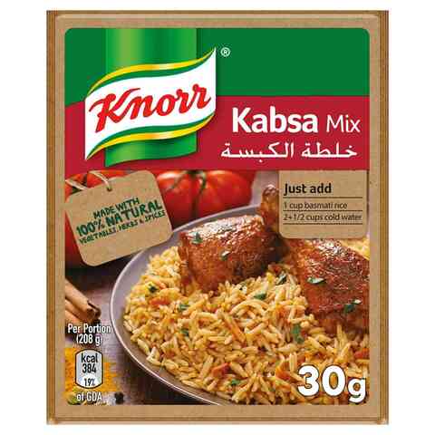 Knorr Natural Kabsa Mix 30g price in UAE | Carrefour UAE | supermarket ...
