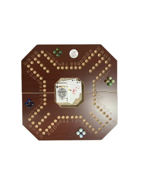 Jackaroo board game 4 players foldable جاكارو للتخطيط الاستراتيجي Brown ...