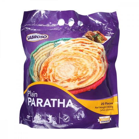 Sabroso Plain Paratha 20 pcs
