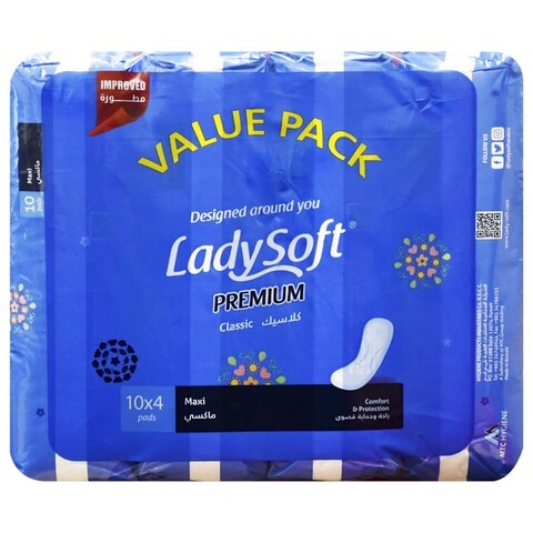 LADY SOFT PREMIUM PADS MAXI 10SX4 price in Kuwait | Carrefour Kuwait ...