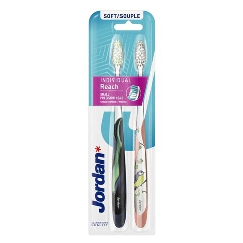 Jordan Individual Soft Toothbrush 1 + 1 Free price in UAE | Carrefour ...