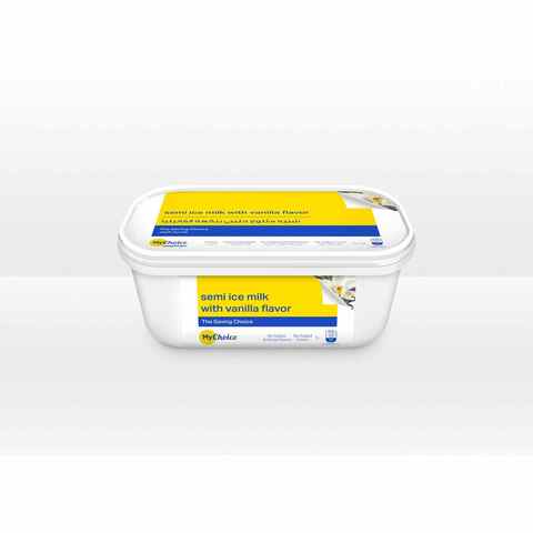 Mychoice Semi Ice Milk Vanilla 1L price in UAE | Carrefour UAE ...