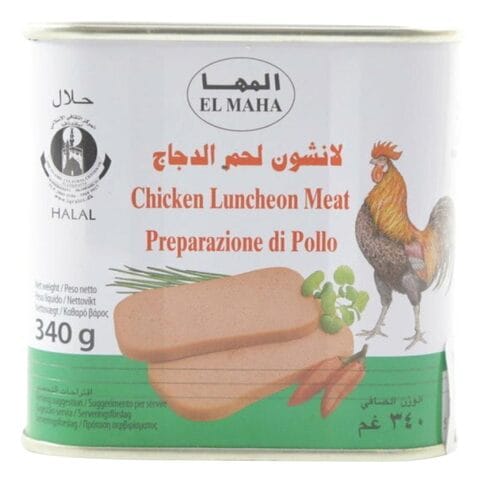 El Maha Chicken Luncheon Meat 340g price in Kuwait | Carrefour Kuwait ...