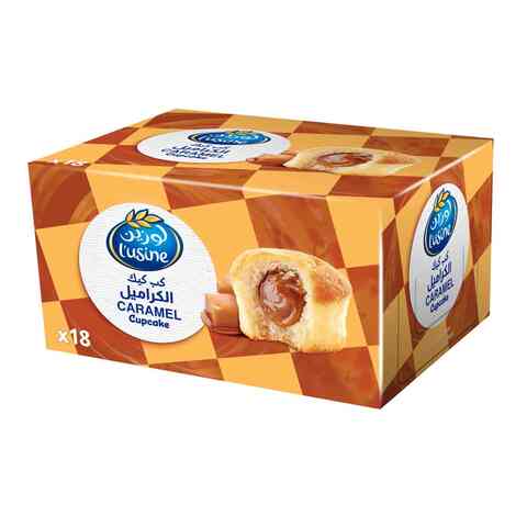 lusine Caramel Cupcake 30g Pack of 18 price in UAE | Carrefour UAE ...