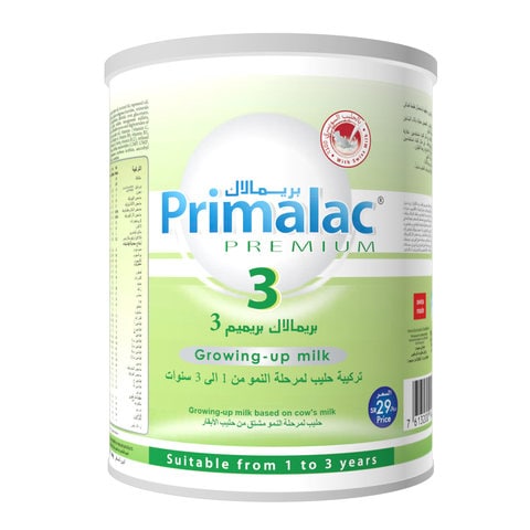 Primalac premium 3 growing up - milk 1-3 years 400 g price in Saudi ...