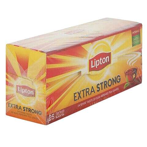 Lipton Extra Strong Black Tea 25 Teabags price in Kuwait | Carrefour ...