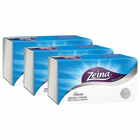 Zeina Facial Tissues Box - 550 Tissues - 3 Pieces price in Egypt ...