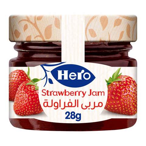 Buy Hero Strawberry Jam Mini Jar - 28.3 gram Online - Shop Food ...