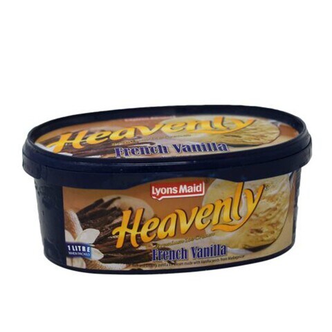 Lyons Maid Heavenly French Vanilla Ice Cream 1L