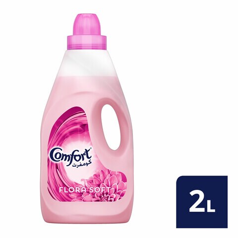 Comfort Liquid fabric conditioner flora soft scent 2 L price in Saudi ...