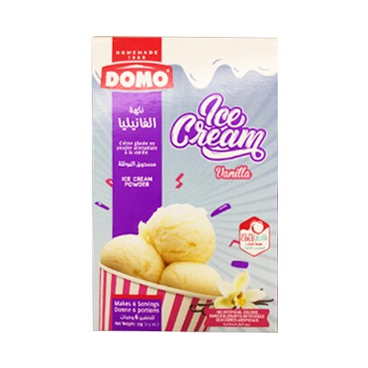 Buy Domo Ice Cream Vanilla 70GR Online - Shop Food Cupboard on ...
