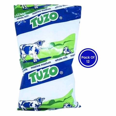 Buy Tuzo Uht Fino Whole Milk 500Ml X Pack Of 12 Online - Carrefour Kenya