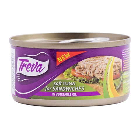 Treva Snadwich Tuna In Veg Oil 170g price in Saudi Arabia | Carrefour ...