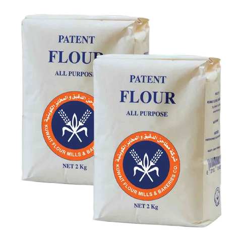 Kuwait Flour Mills Bakeries Company Pro Patent Flour 2kg Pack of 2 ...