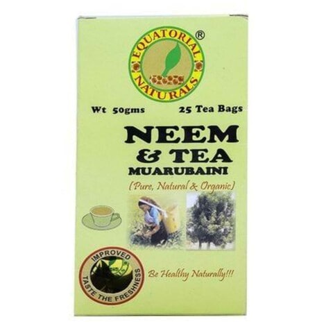 Buy Equatorial Natural Herbal Drink Neem And Muarubaini Tea Bags 50g ...