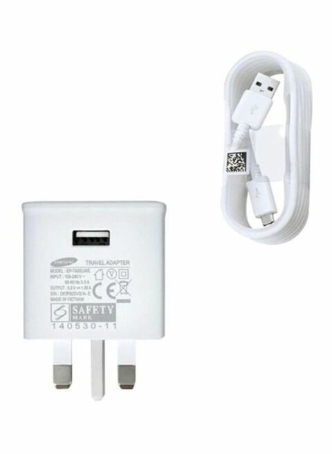 Samsung Adaptive Fast Charger With USB Type-C Cable White price in UAE ...