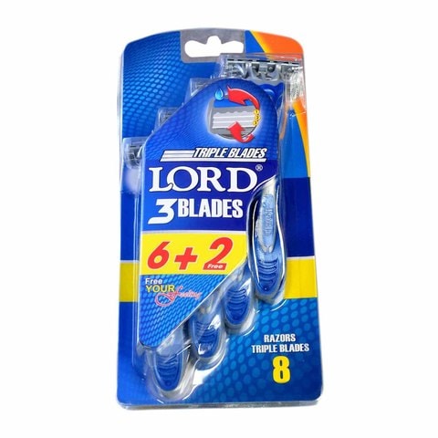 Lord Triple Blades Disposable Razors - 8 Blades price in Egypt ...