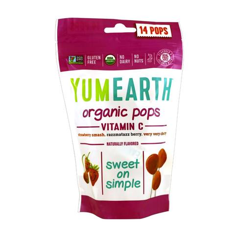 Yum Earth Organic Sweet On Simple Vitamin C Pops 85g price in UAE ...