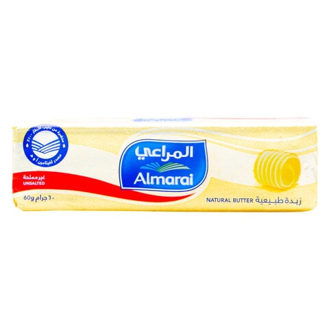 Almarai Unsalted Natural Butter 60g price in Kuwait | Carrefour Kuwait ...