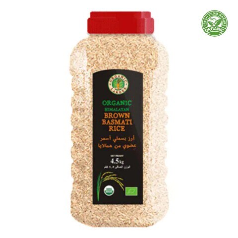 Organic Larder Organic Himalayan Brown Basmati Rice 4.5kg price in UAE ...