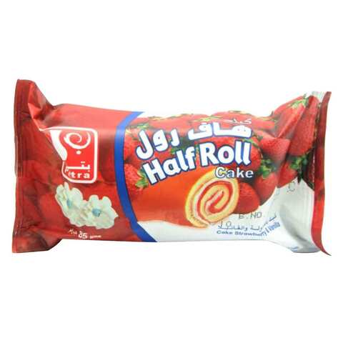 Petra Strawberry Half Roll Cake 85g price in Kuwait | Carrefour Kuwait ...