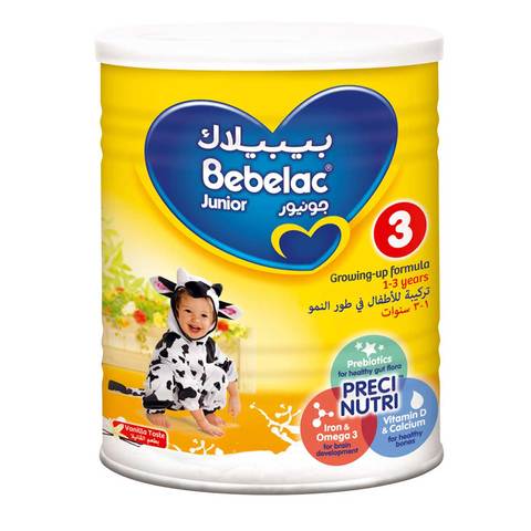 Bebelac Junior 3 Growing Up Milk Formula 900g price in UAE | Carrefour ...