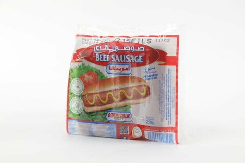 Americana Quality Beef Sausage 250g price in Kuwait | Carrefour Kuwait ...