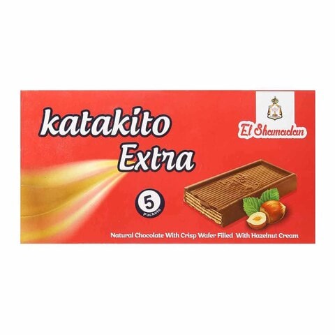 Katakito Extra with Hazelnut - 40 gm - 5 Pieces Online | Carrefour Egypt