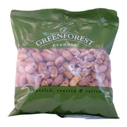 Buy Green Forest Unpeeled Roasted And Salted Peanuts 200g Online ...